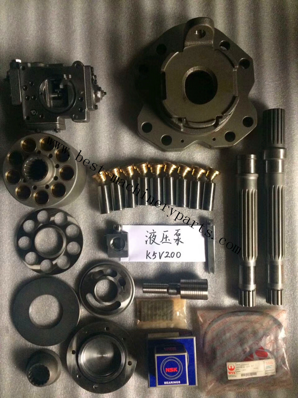 Kawasaki K5V200 hydraulic pump parts